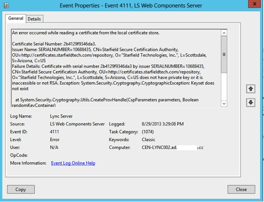 Mirazon Troubleshooting: When Lync Server 2013 Melts | Mirazon