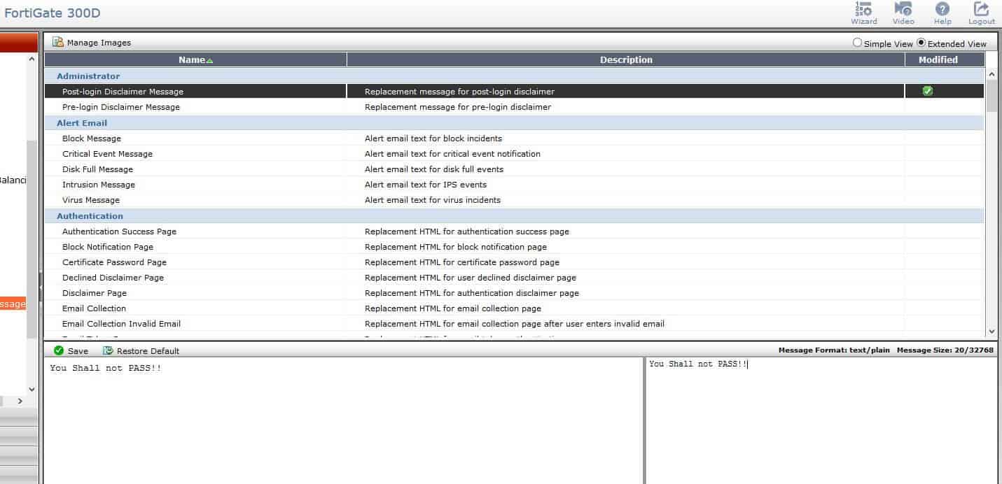How to Implement a FortiGate Login Banner | Mirazon