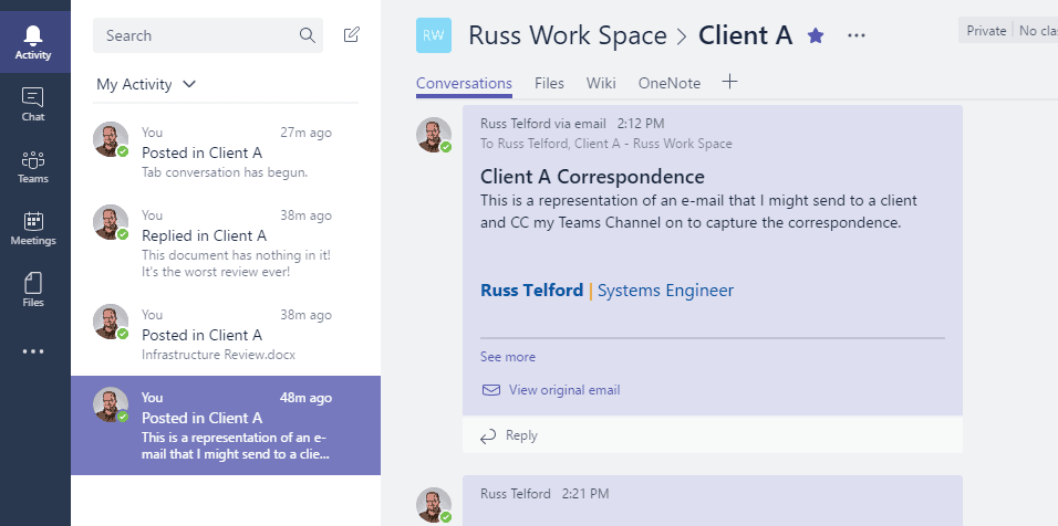Microsoft Teams Walkthrough: Activities, Search, Chat and Files | Mirazon