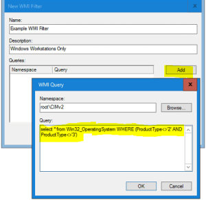 How to Use WMI Filtering: Just the Basics | Mirazon