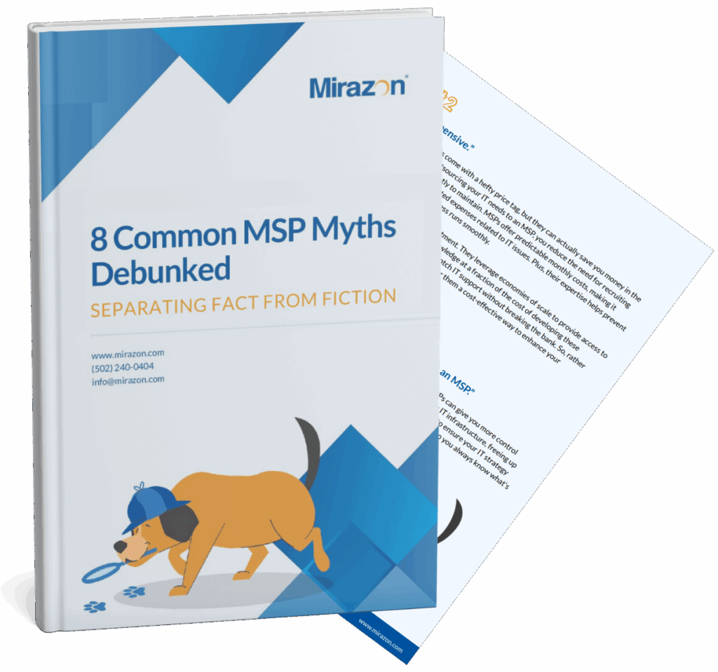Mirazon 8 Common MSP Myths Debunked Guide - Gated | Mirazon