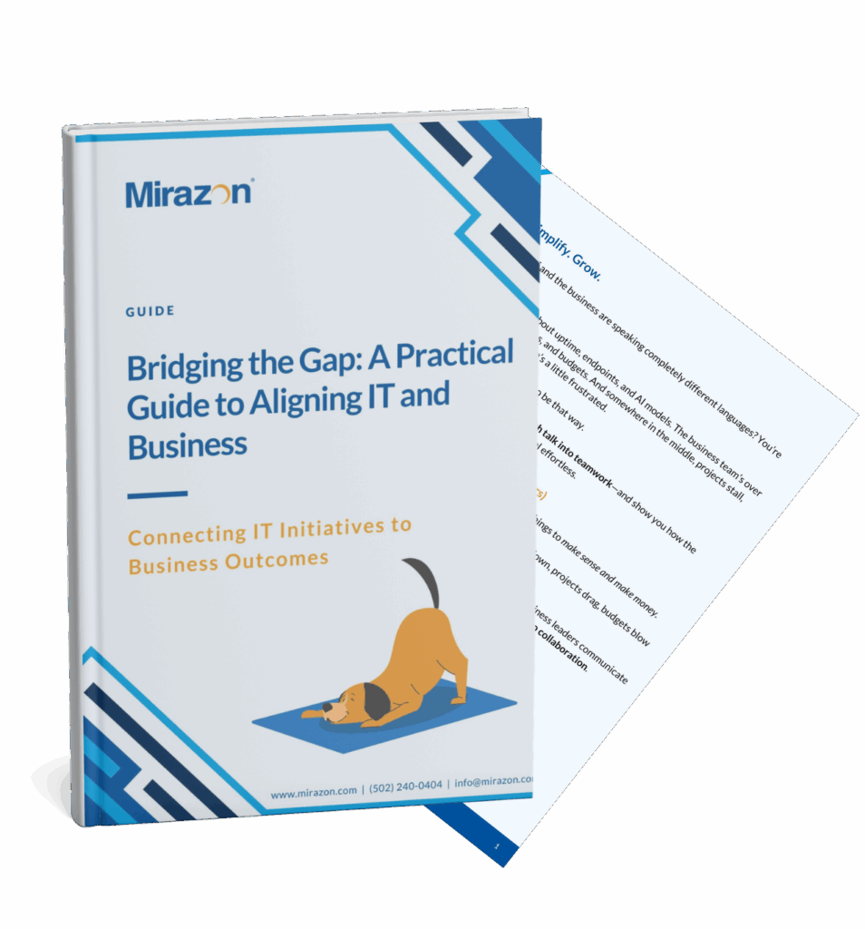 Mirazon Bridging the Gap: A Practical Guide to Aligning IT and Business Guide | Mirazon